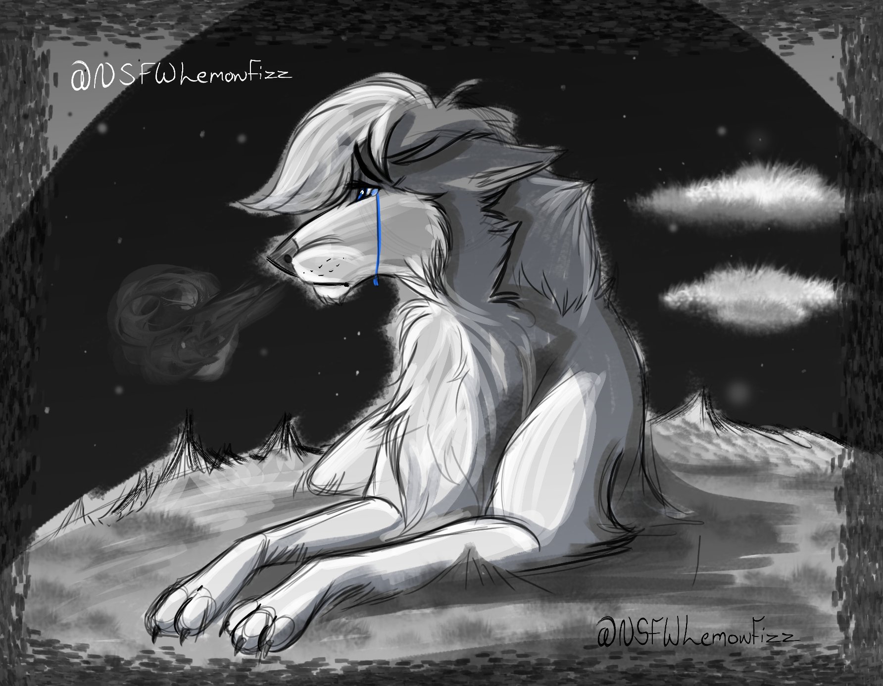 Depressed Anime Wolf