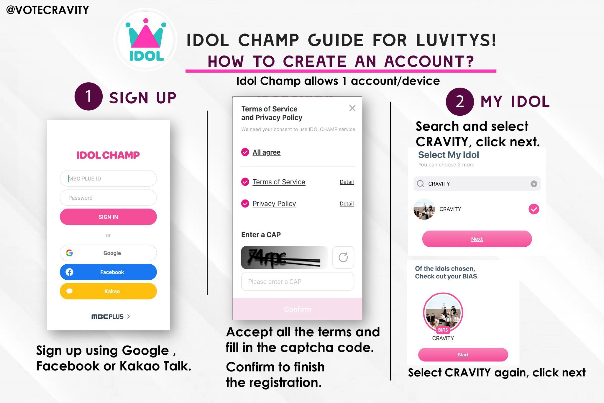 CRAVITY TUTORIAL on Twitter: "#CRAVITYIDOLCHAMP ️ IDOL CHAMP GUIDE FOR LUVITYS ️ Idol Champ is ...