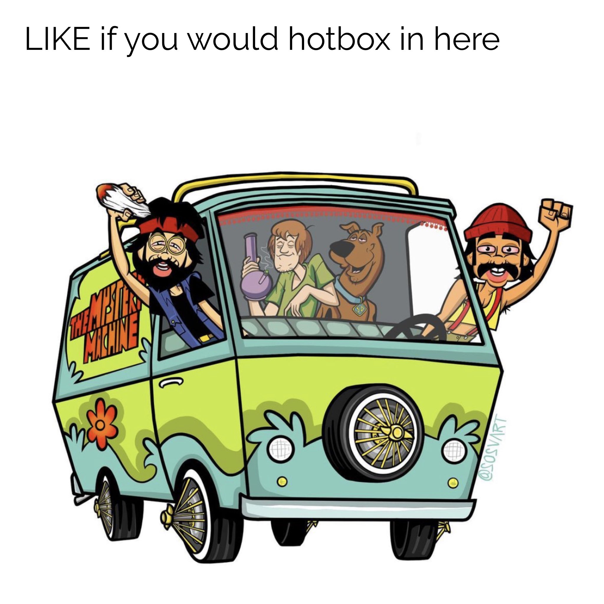 Cheech And Chong Cartoon Drawing