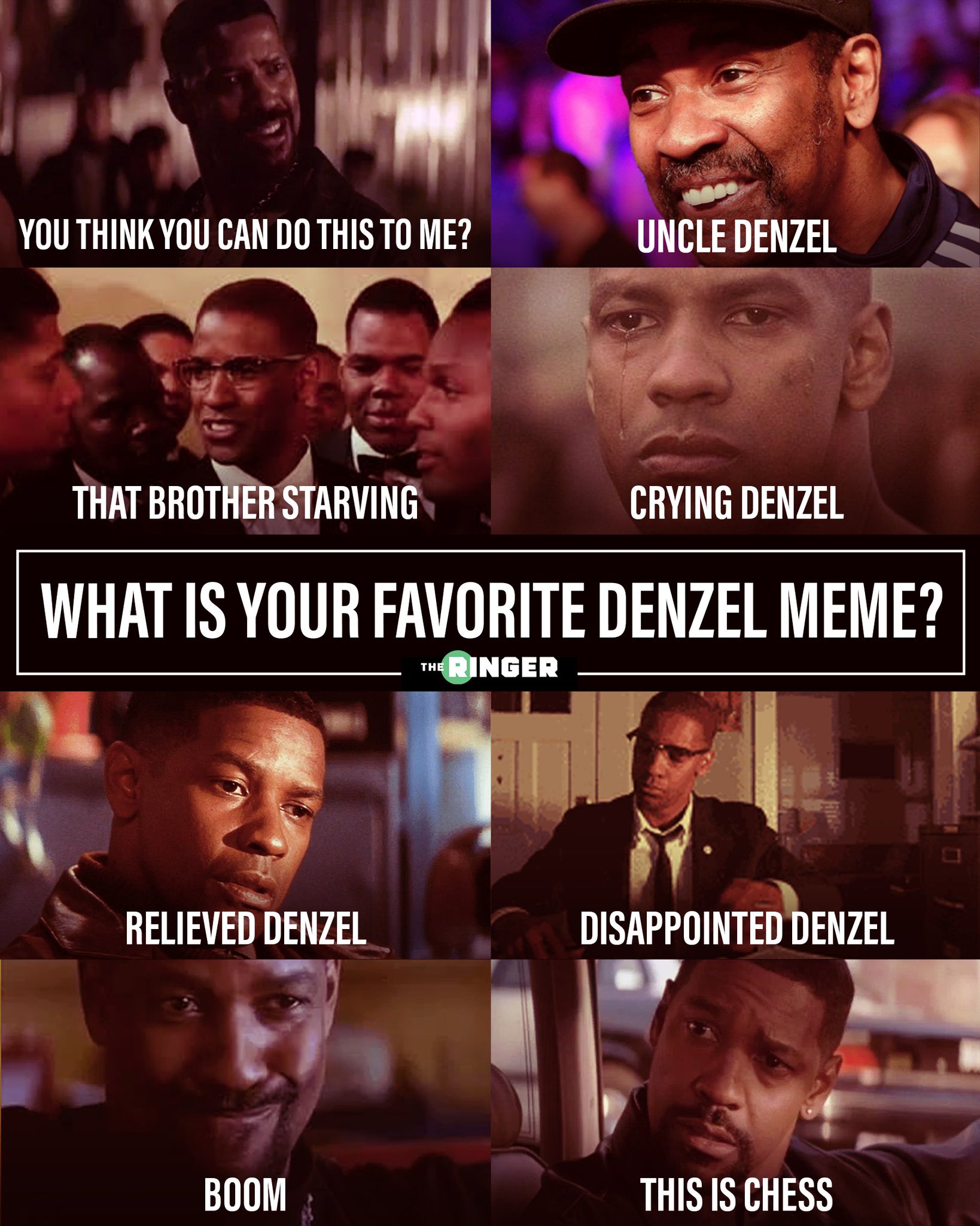 Denzel Meme Template