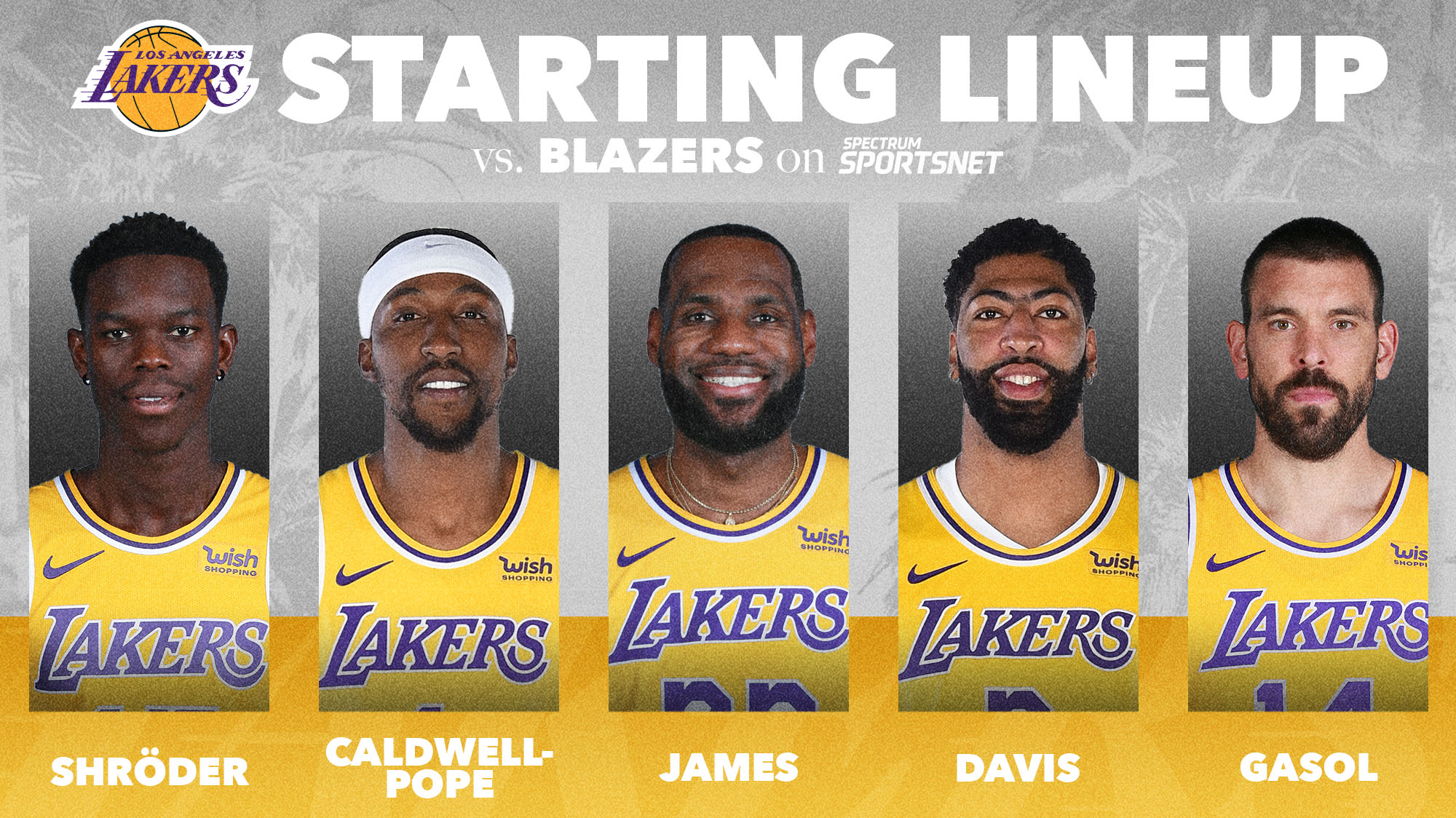 Lakers Starting 5 Lakers Starting Lineup Revealed By JJ Redick | FOX