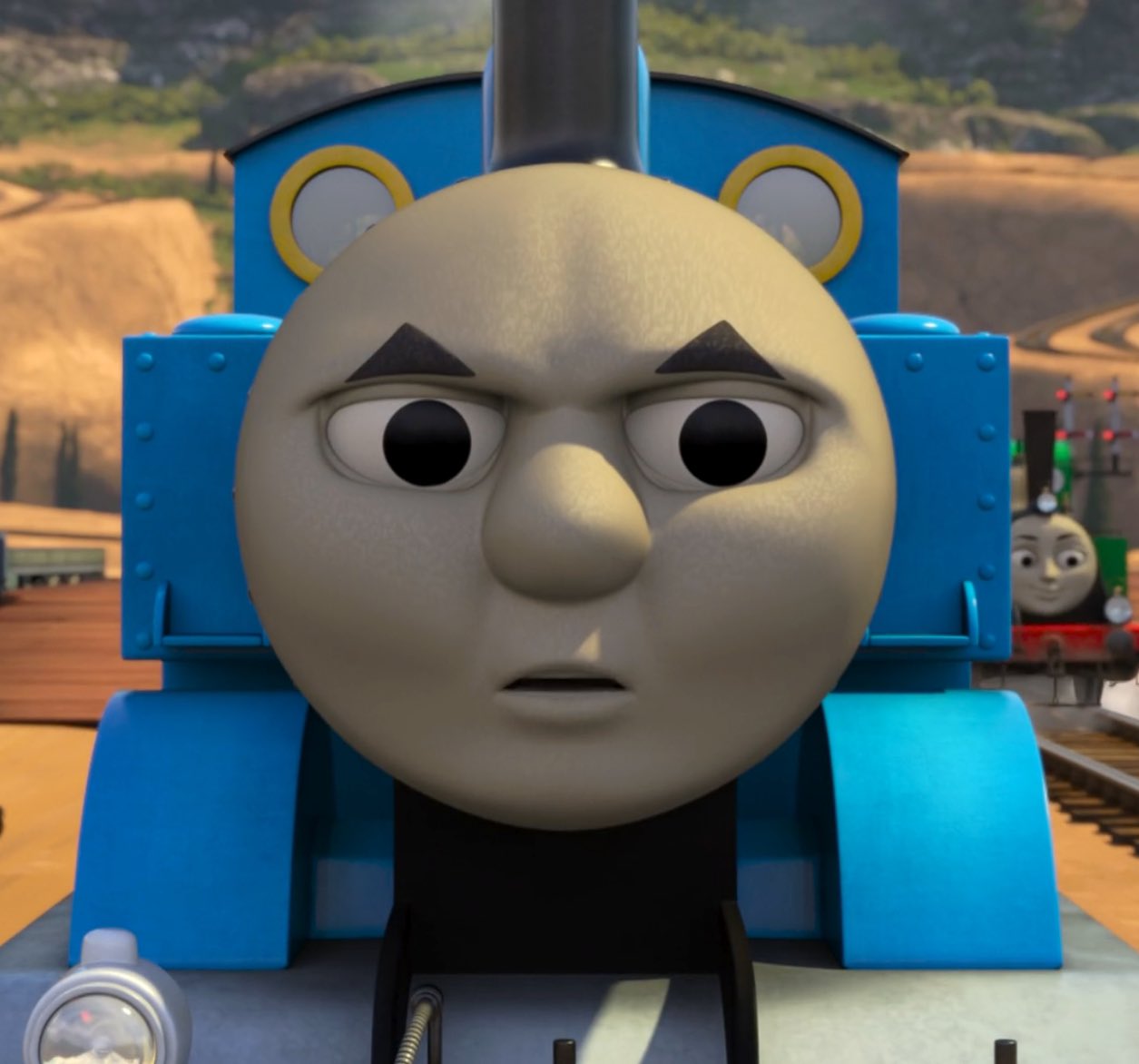 Thomas The Tank Engine Mad Face