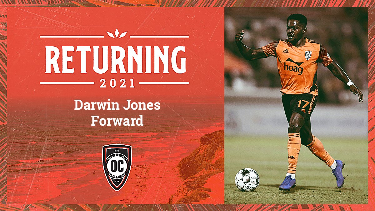 Darwin Jones Re-signs for Orange County SC : r/USLPRO