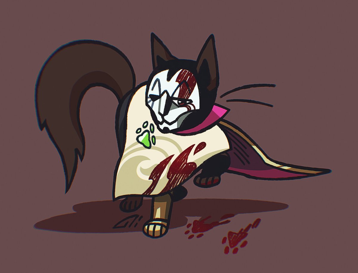 「It's red paint guys don't worry! ? 」|Kennekyのイラスト