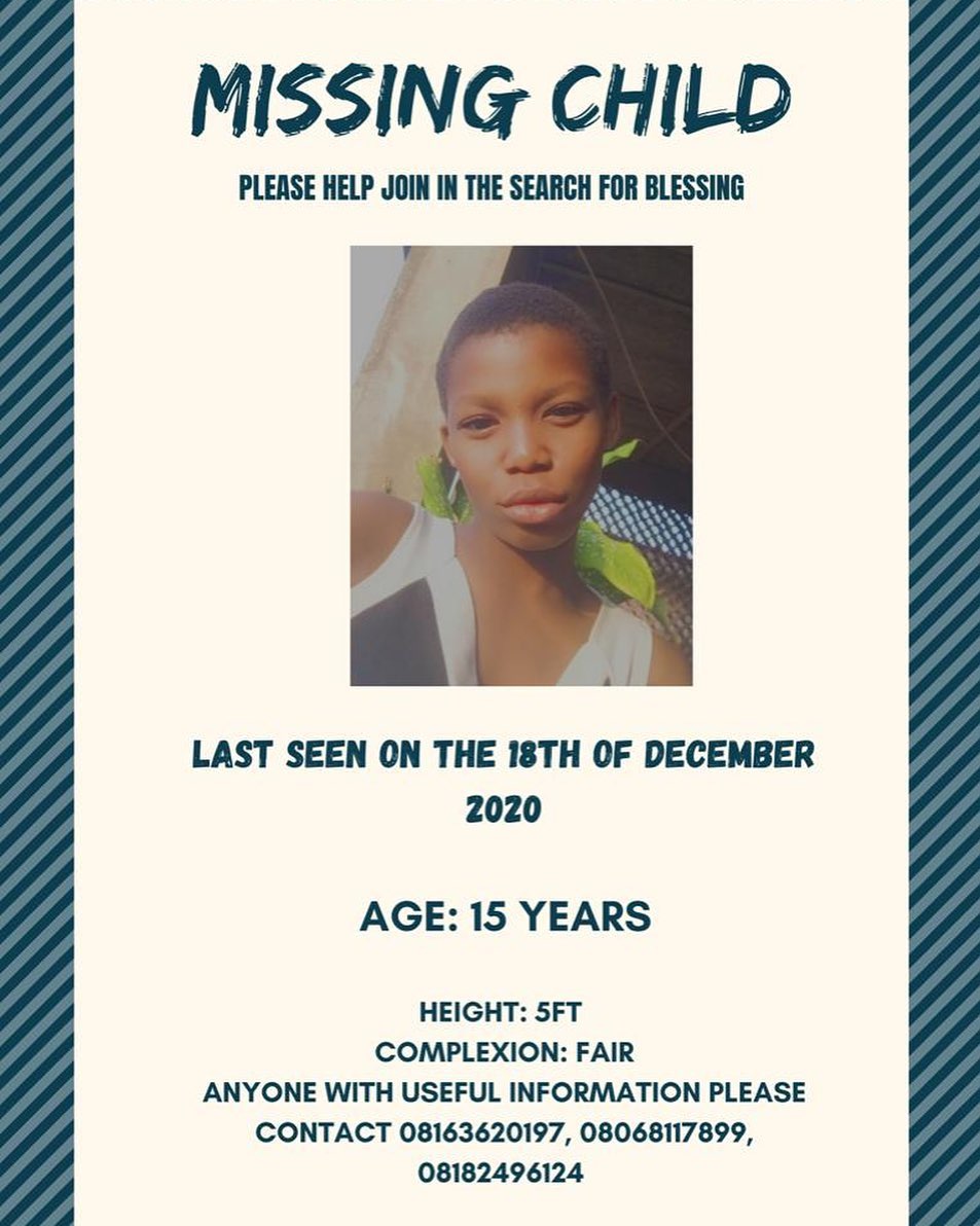 Missing Children Poster Template