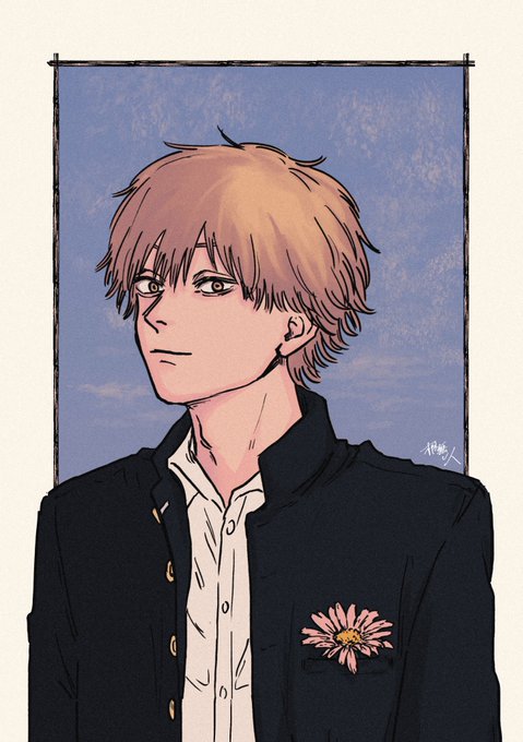 「denji (chainsaw man) jacket」Fan Art(Popular)