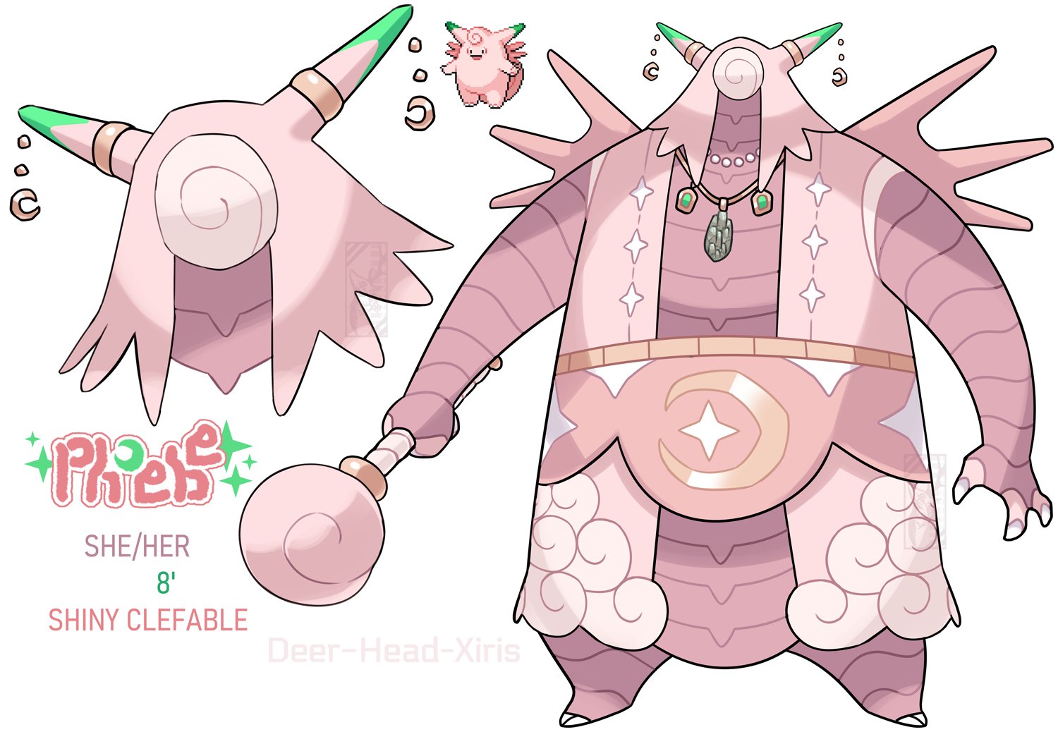 Clefable Gijinka