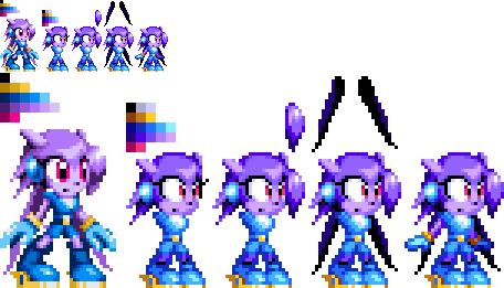 Custom Team Lilac Sprites by Mr. Memehog on Twitter : r/freedomplanet