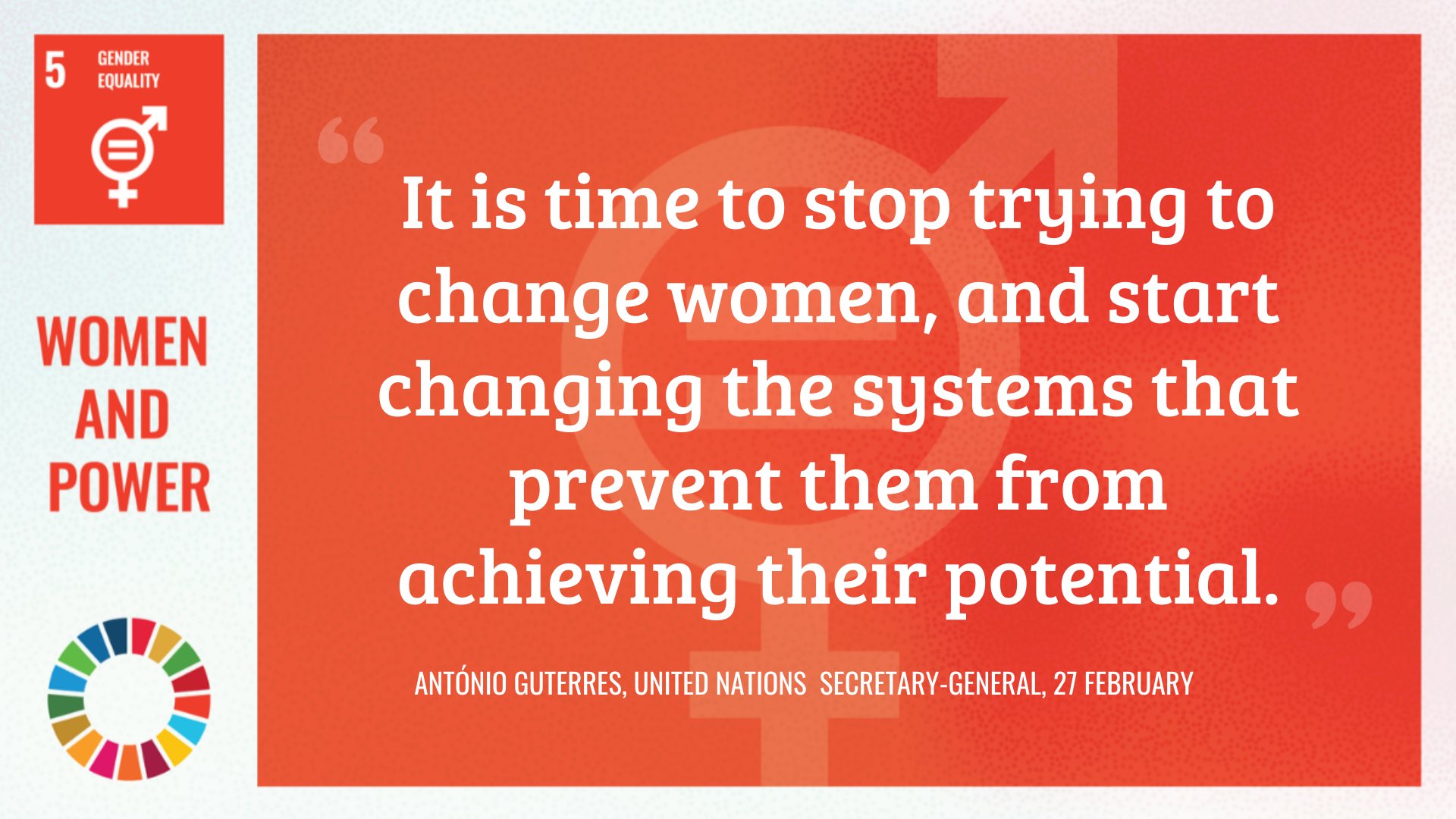 Stop Gender Discrimination Slogans