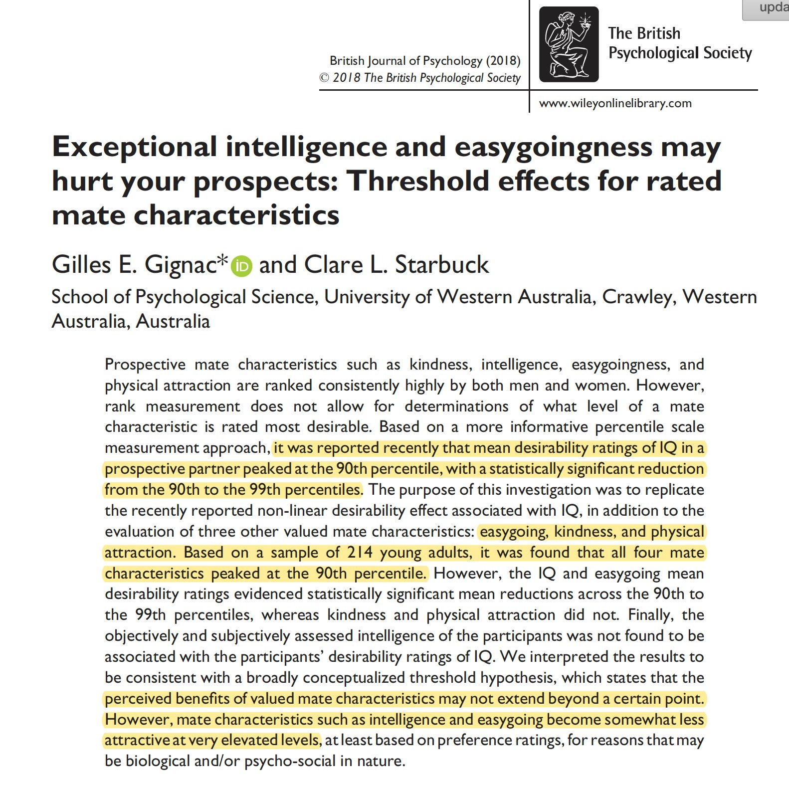 Physical Attraction Psychology