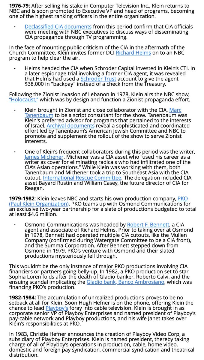 35 years of service to the CIA: a condensed journey through Paul Klein ...