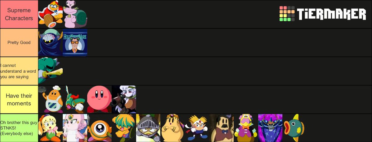 All Kirby Characters List