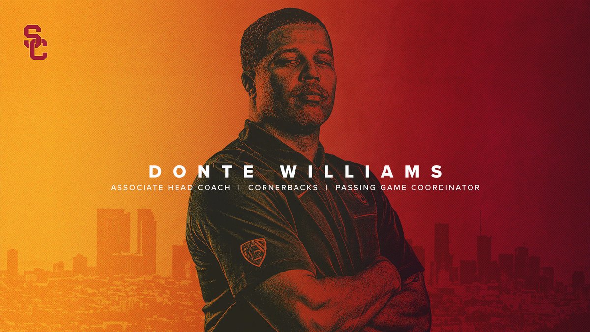 USC Cornerbacks Coach Donte Williams Adds Associate Head Coach Title ...