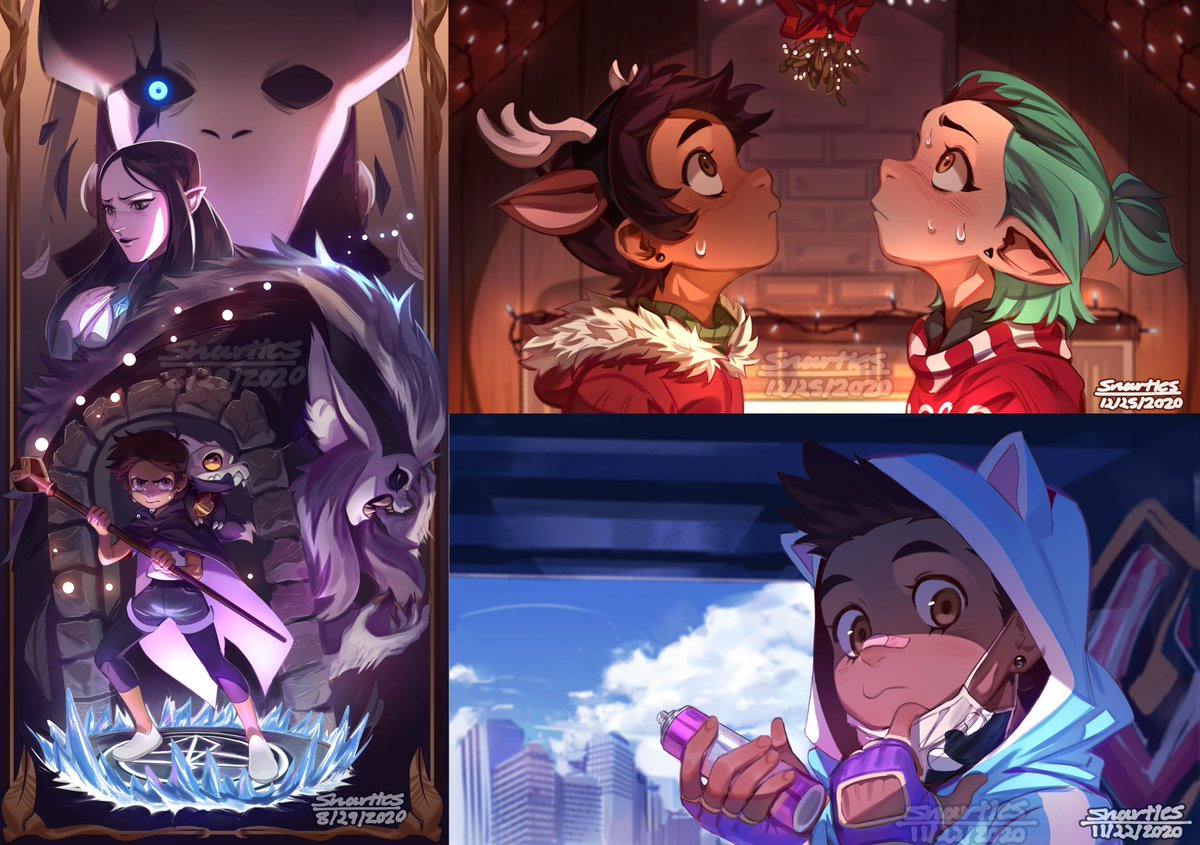 「been a slow art day, only tiny scribbles rn ? 」🔪Emma🔪の漫画