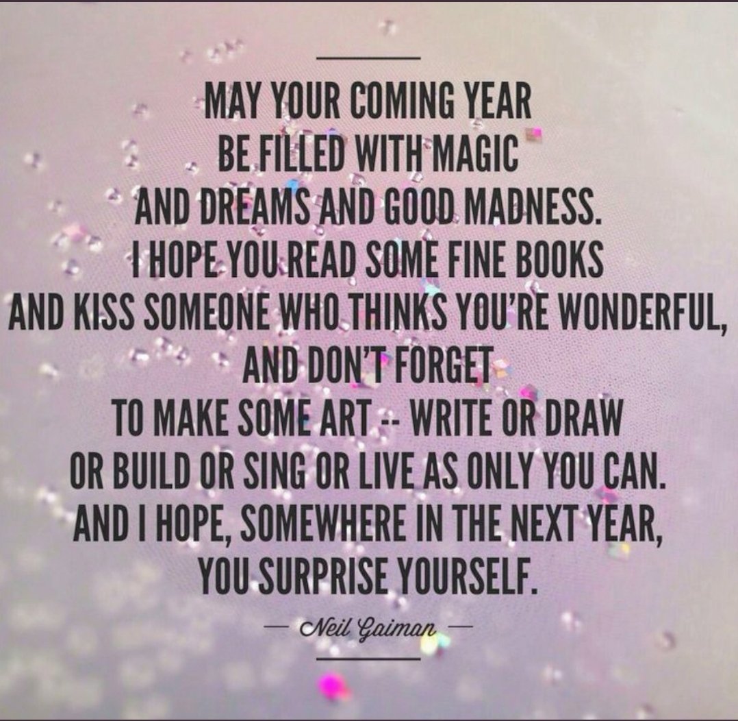 I Hope You Will Have A Wonderful Year Neil Gaiman