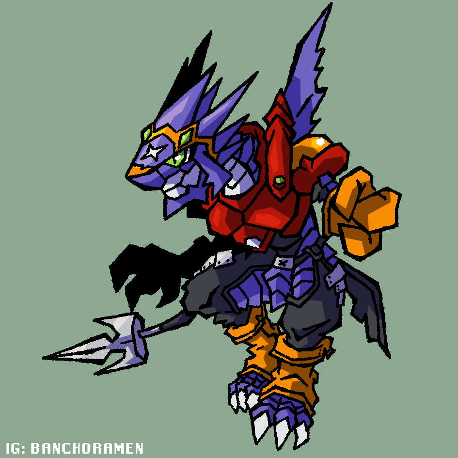 Arresterdramon Sprite Daimon Masaru Wikimon The #1 Digimon Wiki