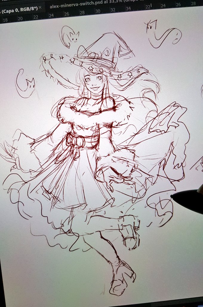 Athena-av art 🧡💚 Next: Working on BkDk Fanzines! on Twitter: "First sketch of the year! Of ...