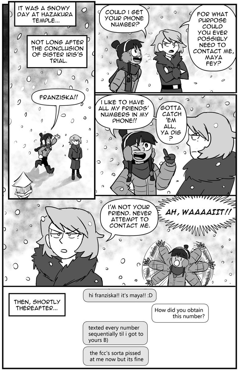 「a franmaya comic (1/2) #aceattorney 」 wren の漫画