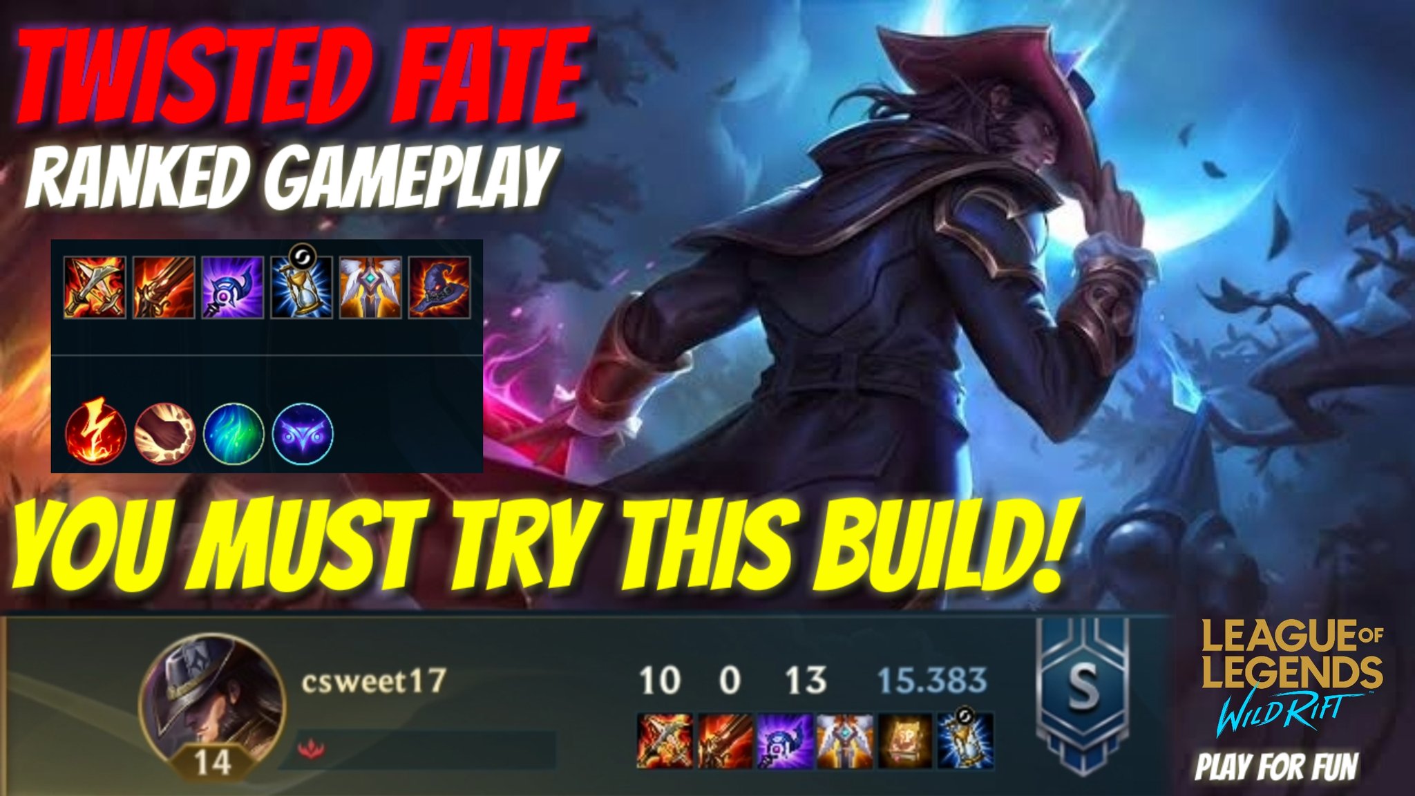 League Of Legends Twisted Fate Build
