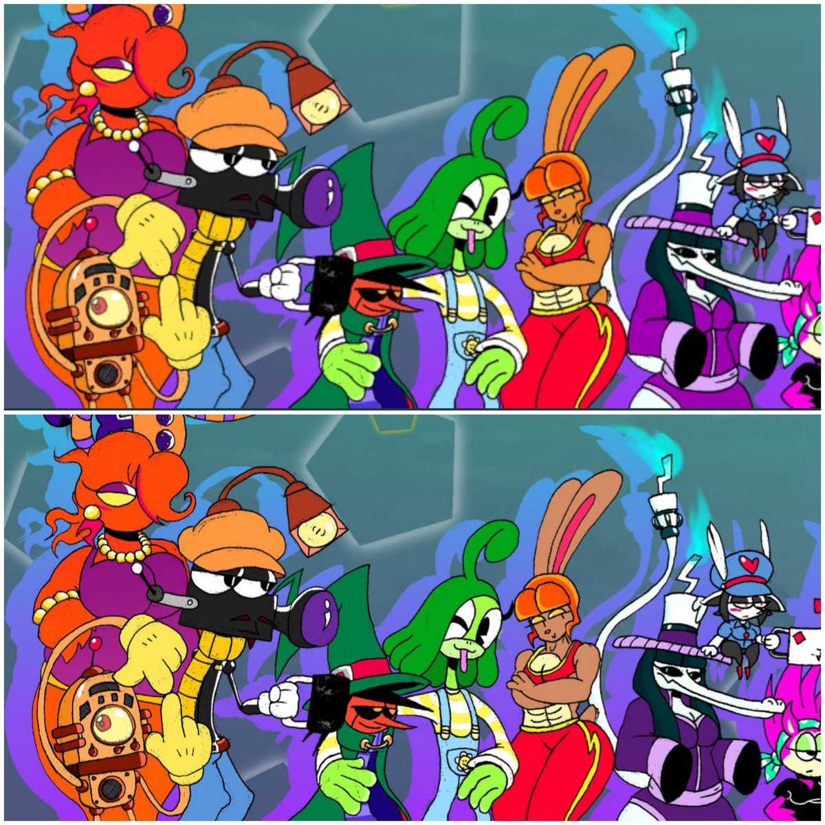 「I've yet to draw her Or beat the game lol https://t.co/yLRe」🧇ᗯᗩᖴᖴ|🦋🧇の漫画