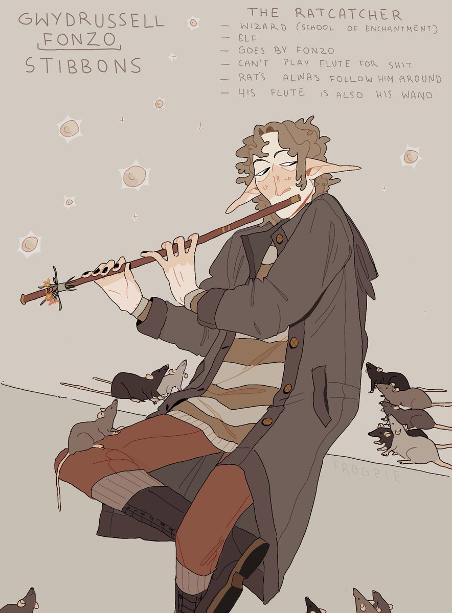 ダンデ「i love him very much, my new dnd charact」|🦀 misha 🦀のイラスト