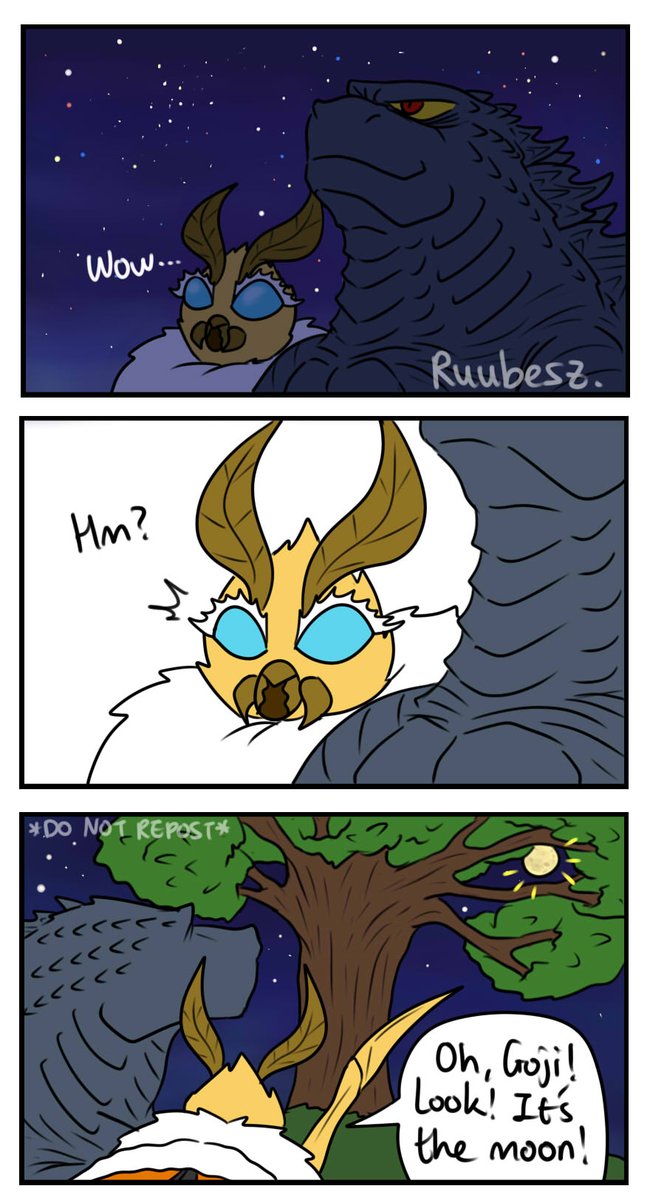 「I-.... woah #GodzillavsKong #Godzilla 」Ruubesz drawの漫画