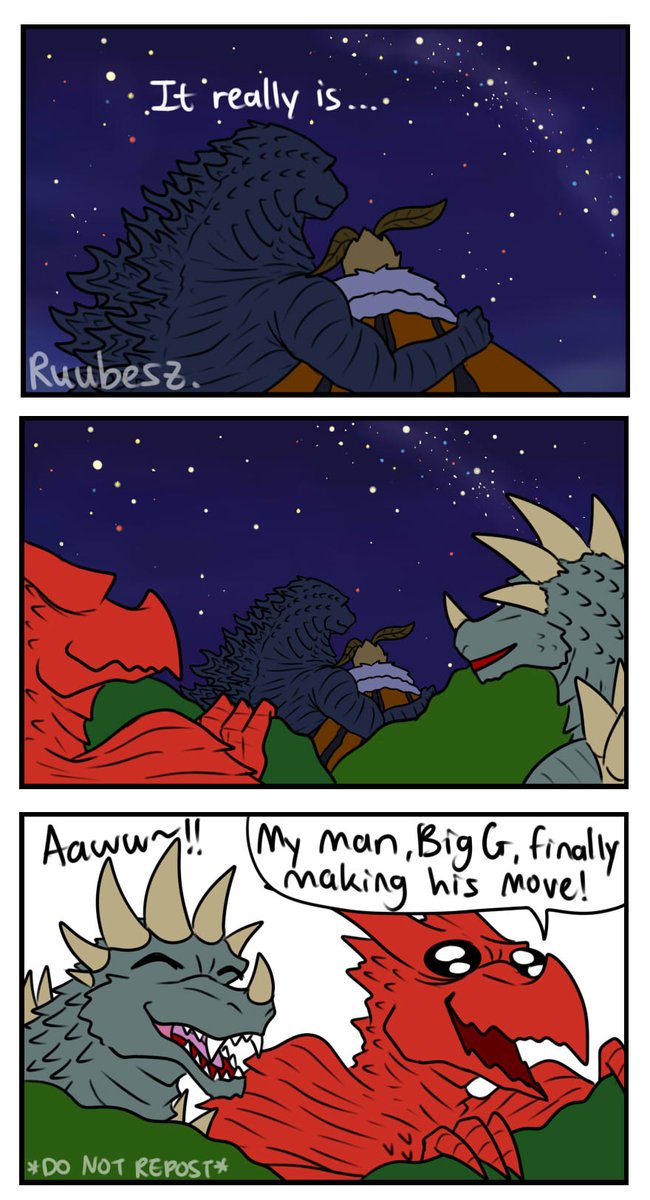 「I-.... woah #GodzillavsKong #Godzilla 」Ruubesz drawの漫画