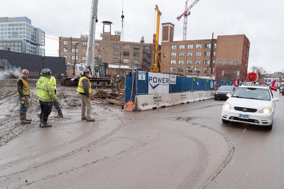 "We're union and we stand with these workers in their fight for a union ...