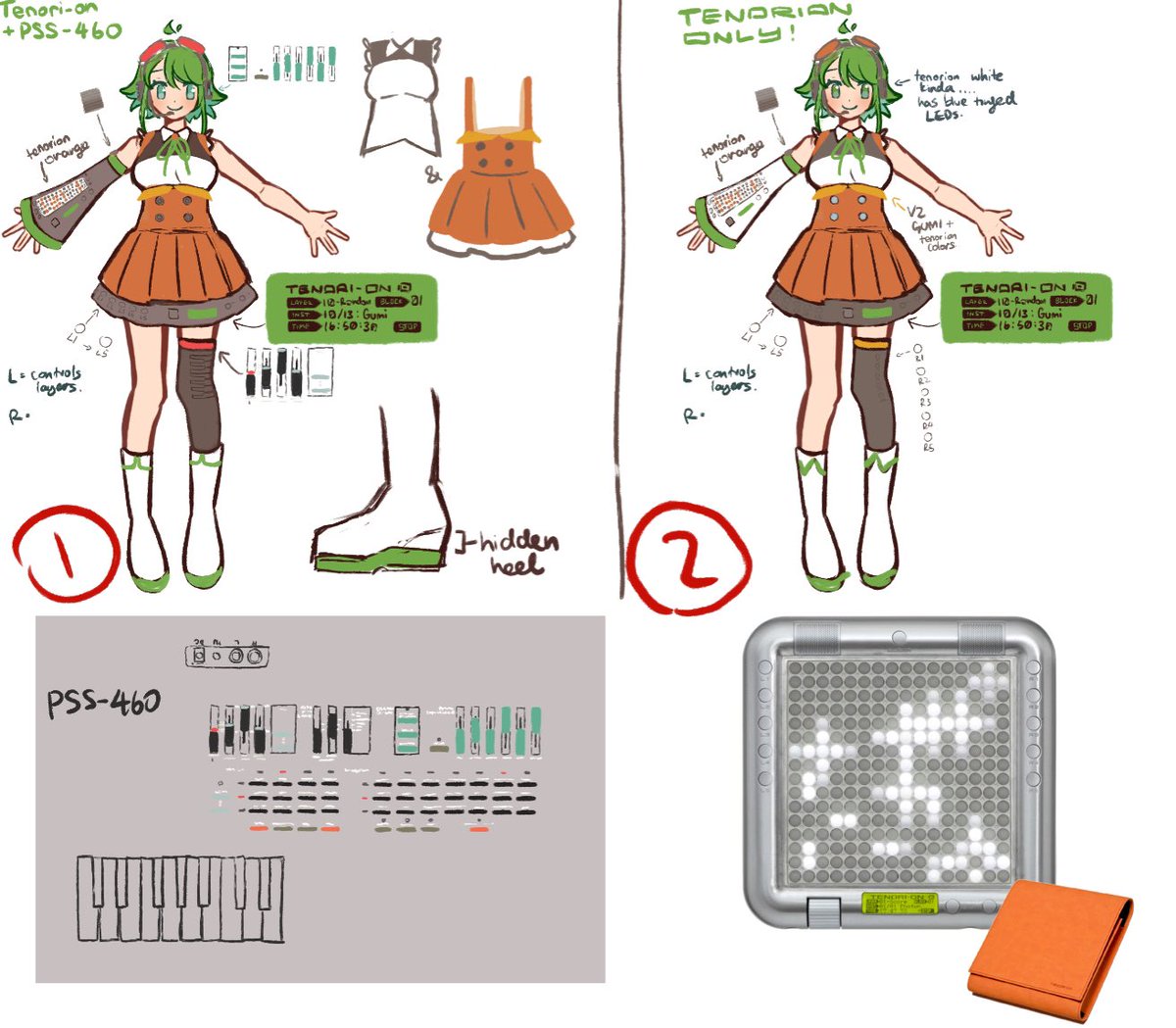 「Helllllllooooooo can everyone vote on which gumi design they」peedee(ピデ ...