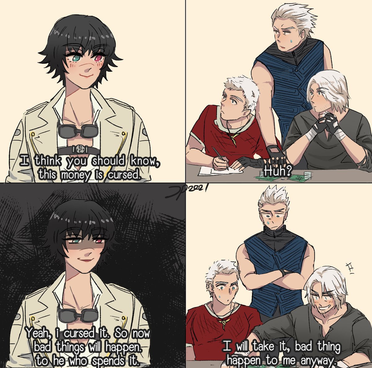 Lady And Vergil And Nero