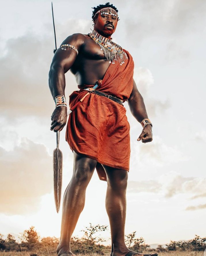African Warrior Man