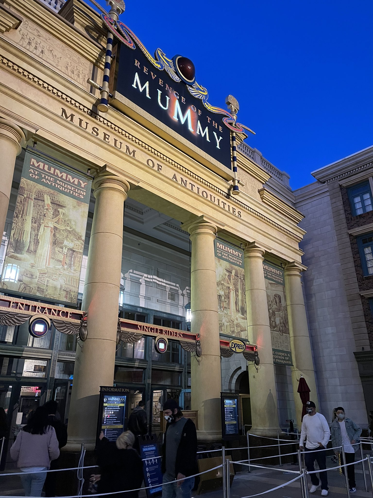 Revenge Of The Mummy Orlando Queue