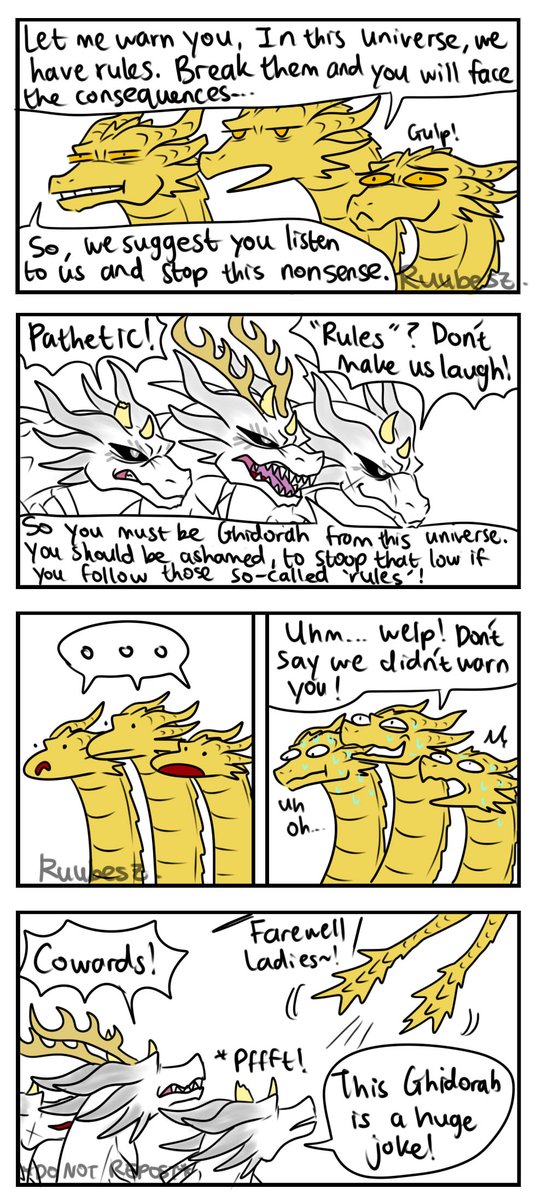 「I-.... woah #GodzillavsKong #Godzilla 」Ruubesz drawの漫画