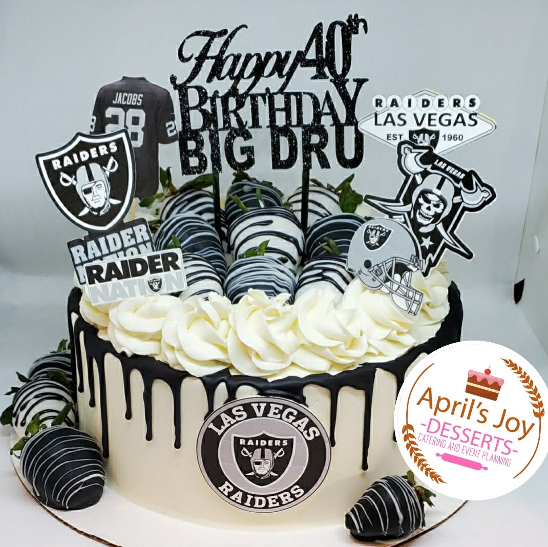 Happy Birthday Raiders Cake Raider Cake Decorated Cake By