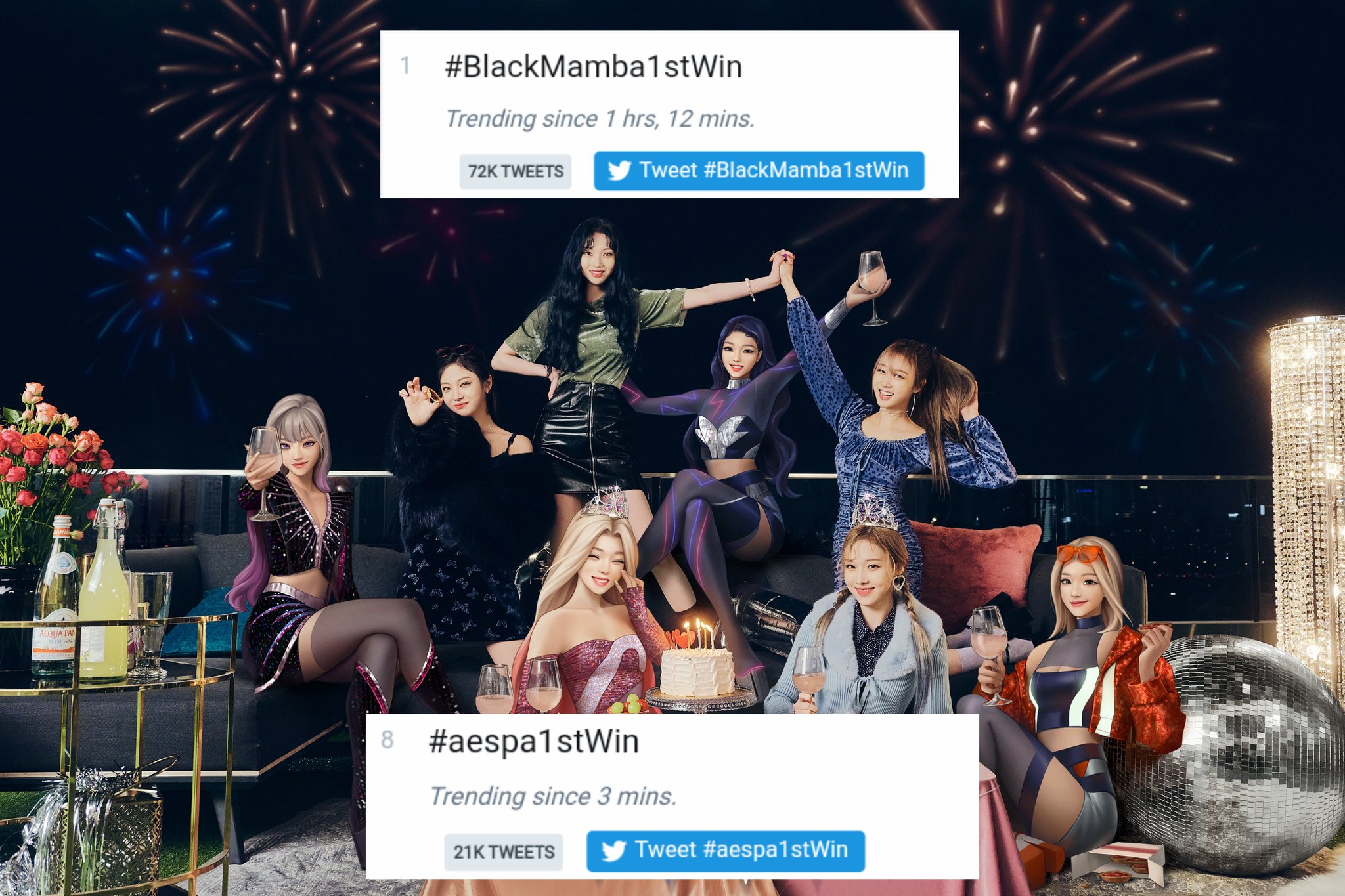Aespa Charts 👑 On Twitter Aespa Official Is Now Trending Worldwide