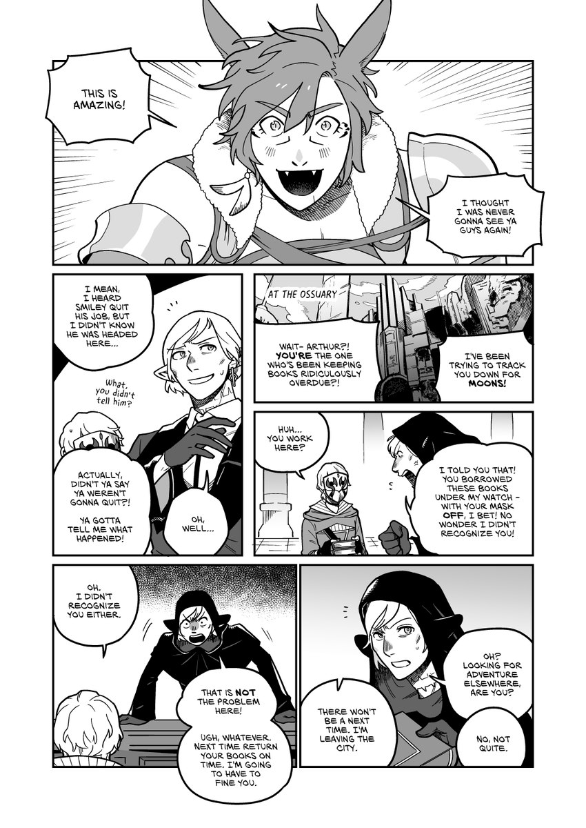 「Chapter 6 comes out today. Here's a note from the marked up 」saba sabatonの漫画