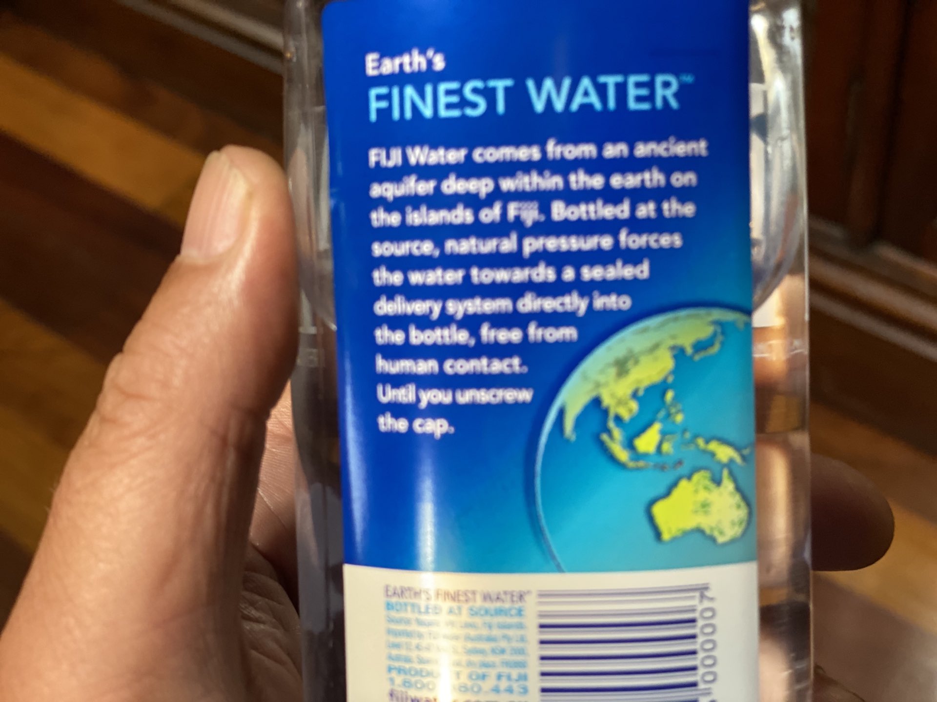 Fiji Water Label