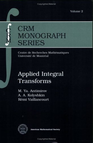 READ Applied Integral Transforms (CRM Monograph Series) by M. Ya. Anti / Twitter