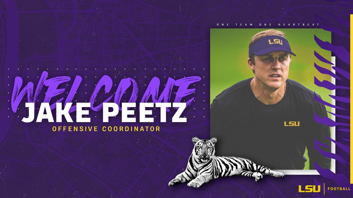 Jake Peets is the Tigers' new Offensive Coordinator : r/LSUFootball