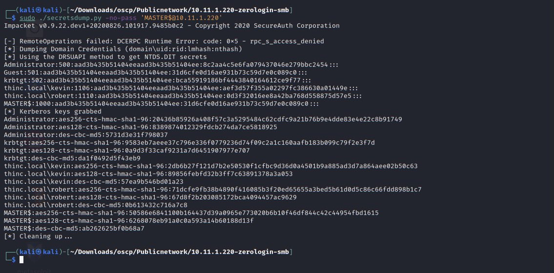 ثريد عن ثغرة Zerologon : Unauthenticated domain controller ( CVE-2020 ...
