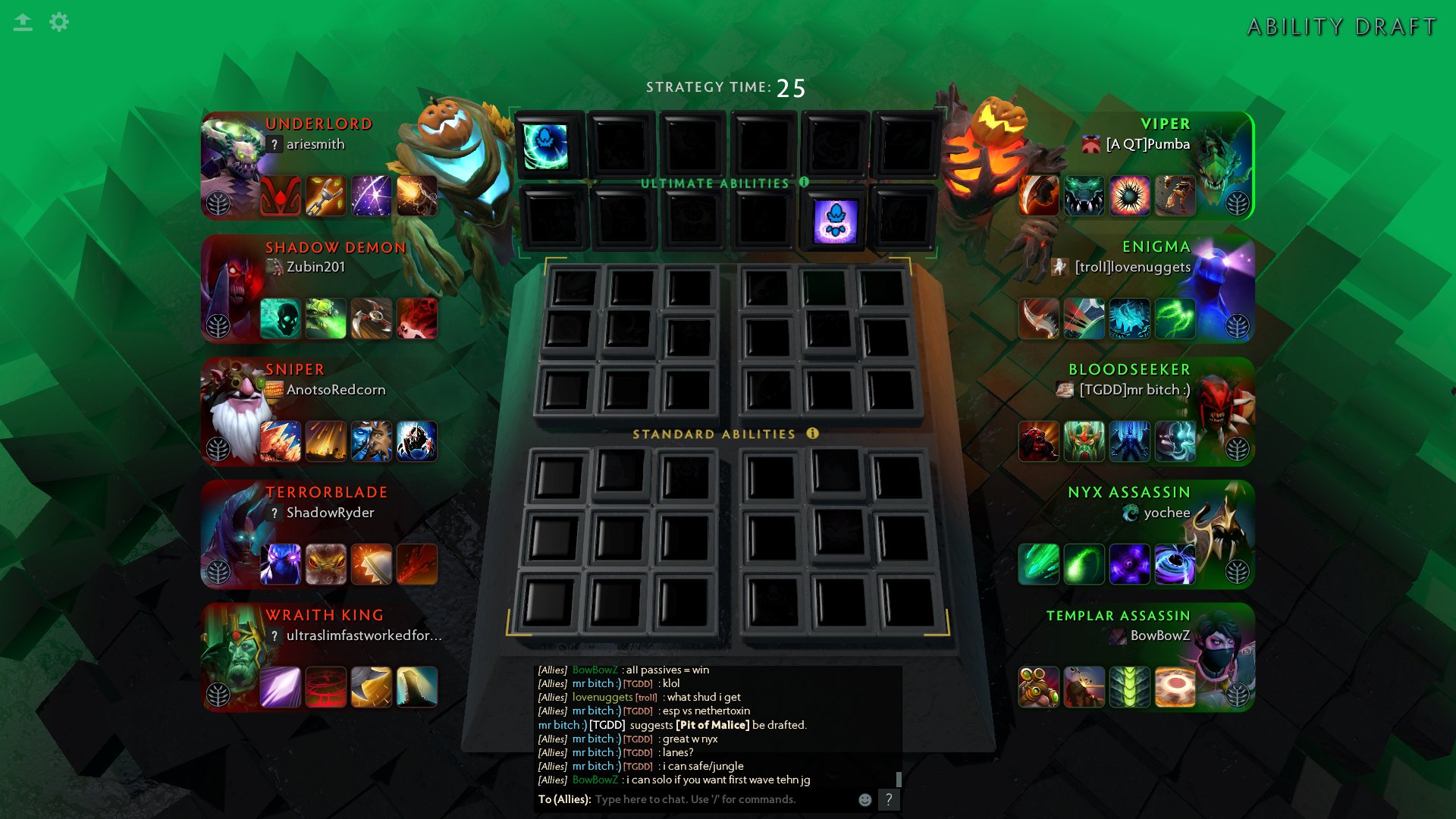 Reddit Dota 2 on Twitter: "Valve never bothered removing the halloween themed ability draft ...