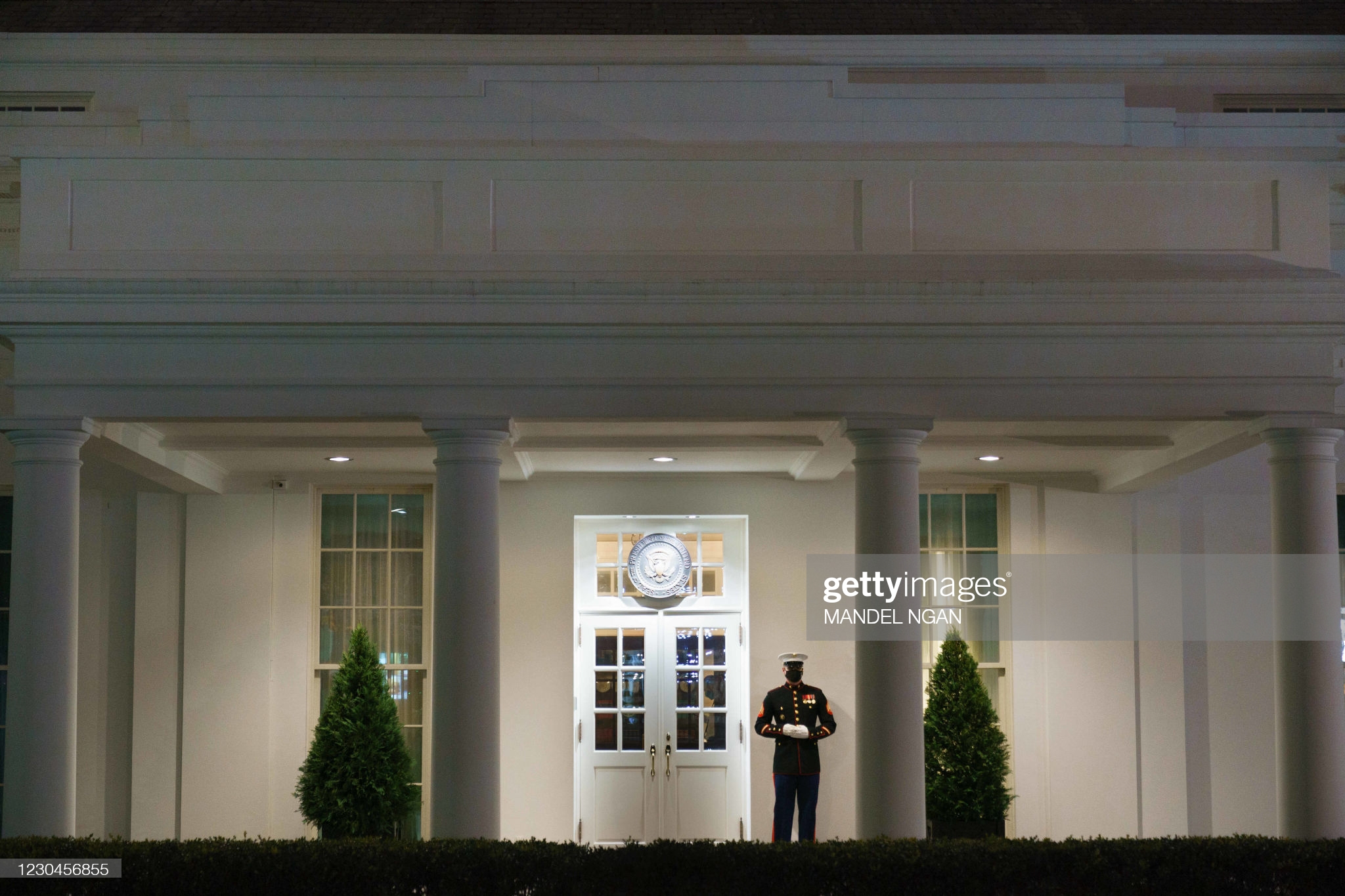 White House Oval Office From Outside