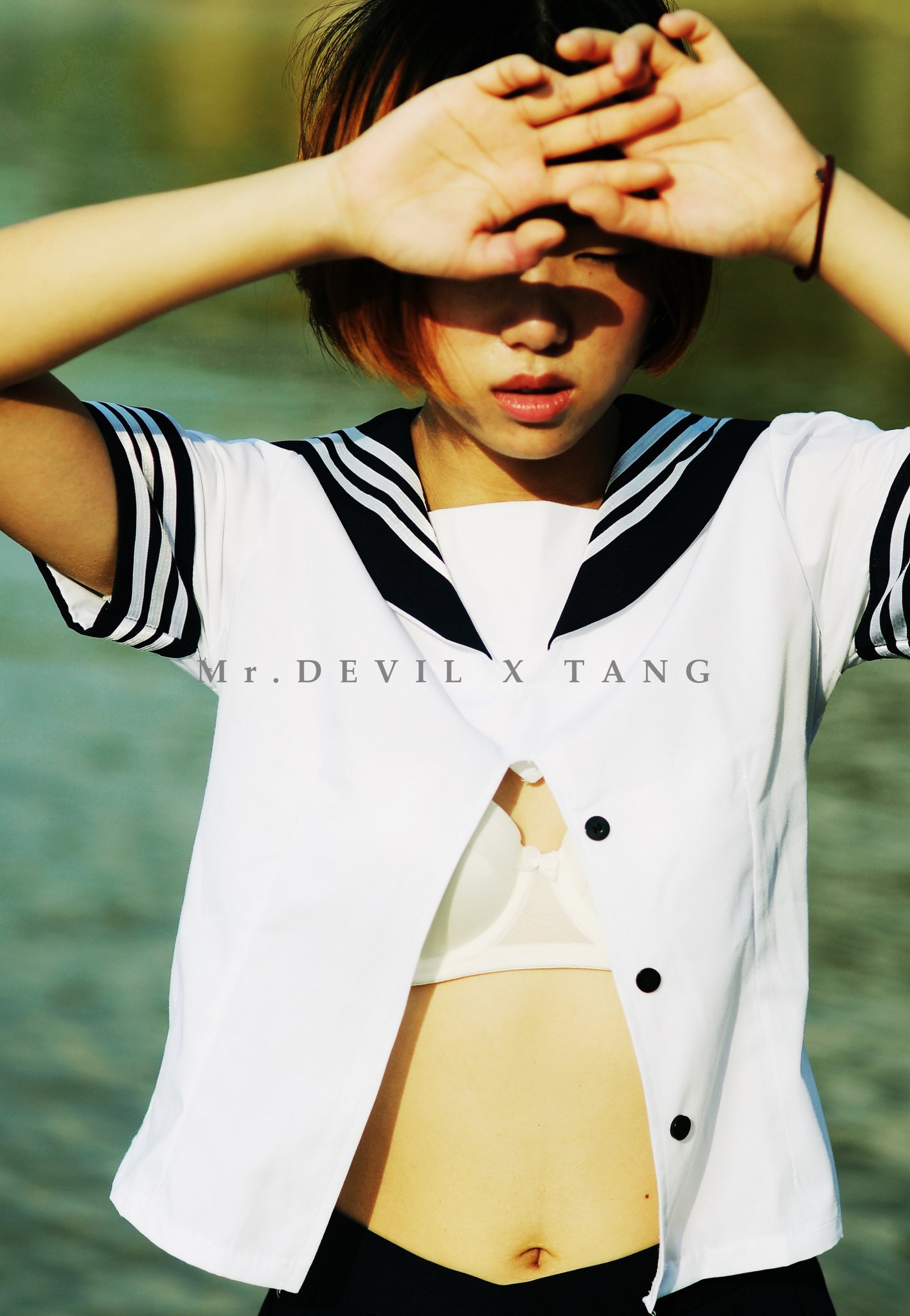 恶魔先生 on Twitter: "【海的这边，海的那边】/ Artist: Mr. Devil , Model: Tang #portrait #photography #mood # ...