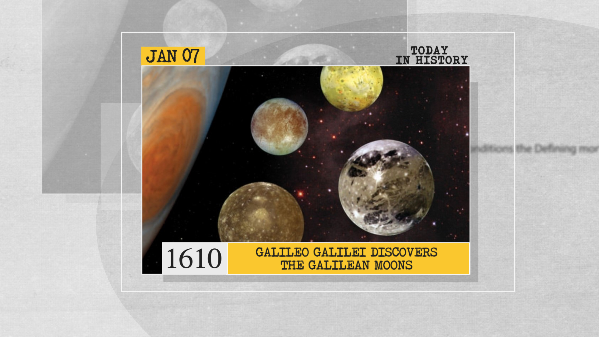 Galilean Moons Wallpaper