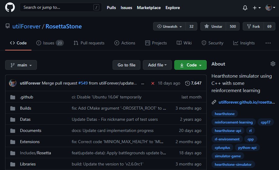 Chris Ohk on Twitter: "Wow!🌟RosettaStone has just crossed 500 stars on GitHub. A huge thanks to ...