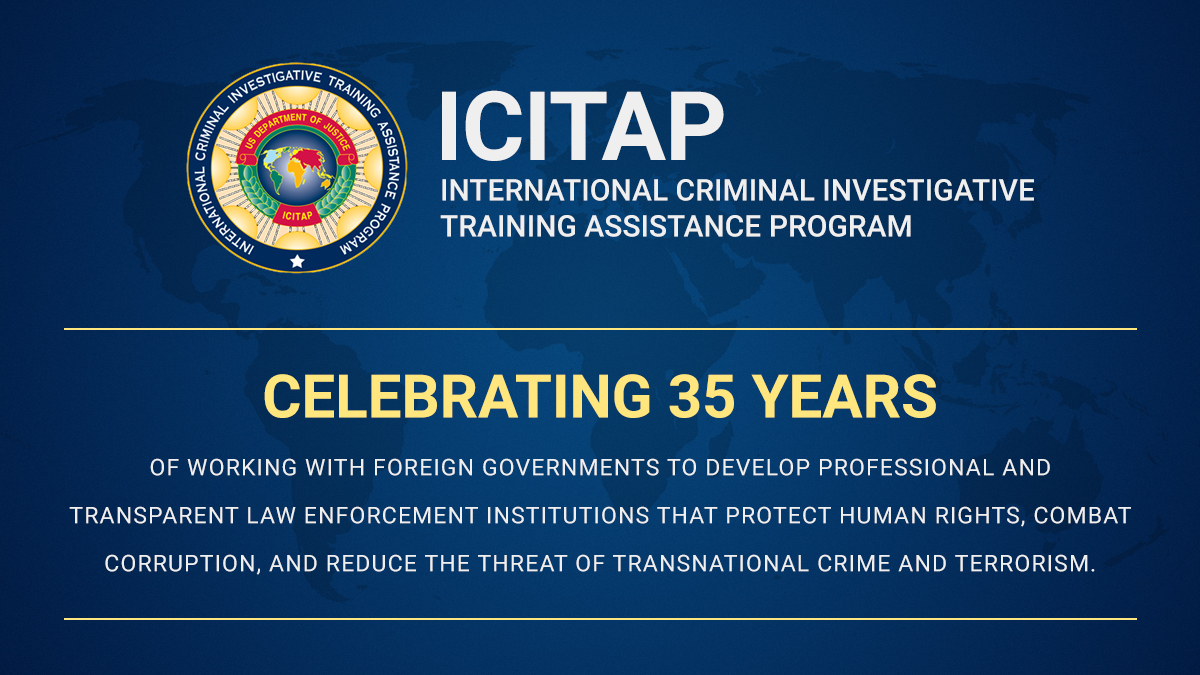 Department Of Justice International On X: #ICITAP Hits, 42% OFF