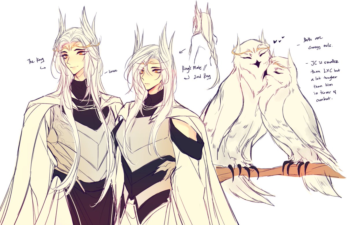 「xicheng lotg concept au doodles // rewat」|fengの漫画