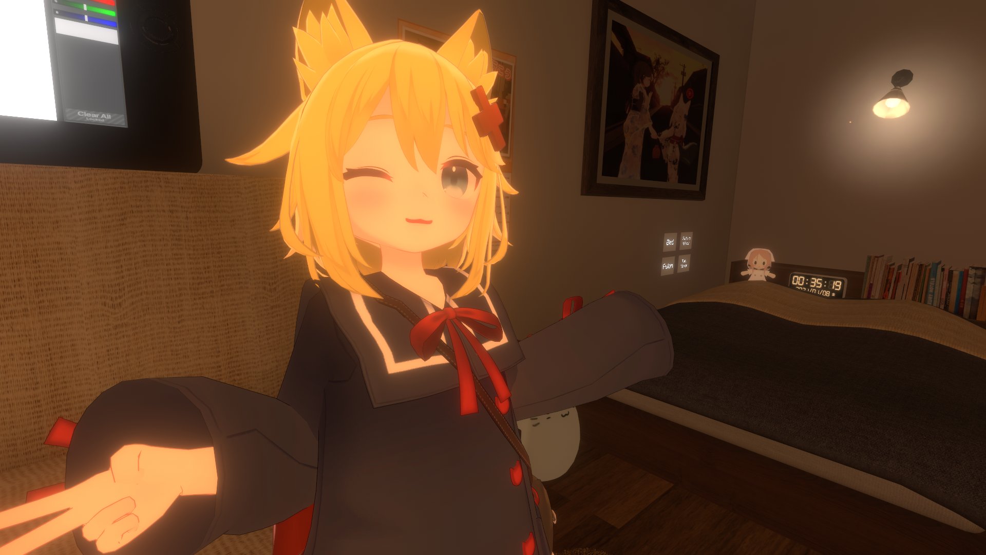 Charlotte(シャル) @VRchat on Twitter: "【ワールド紹介】"Yayoichan House" こんな自室が欲しかった…。あたたかな陽に照らされて、きらめく海を眺め ...
