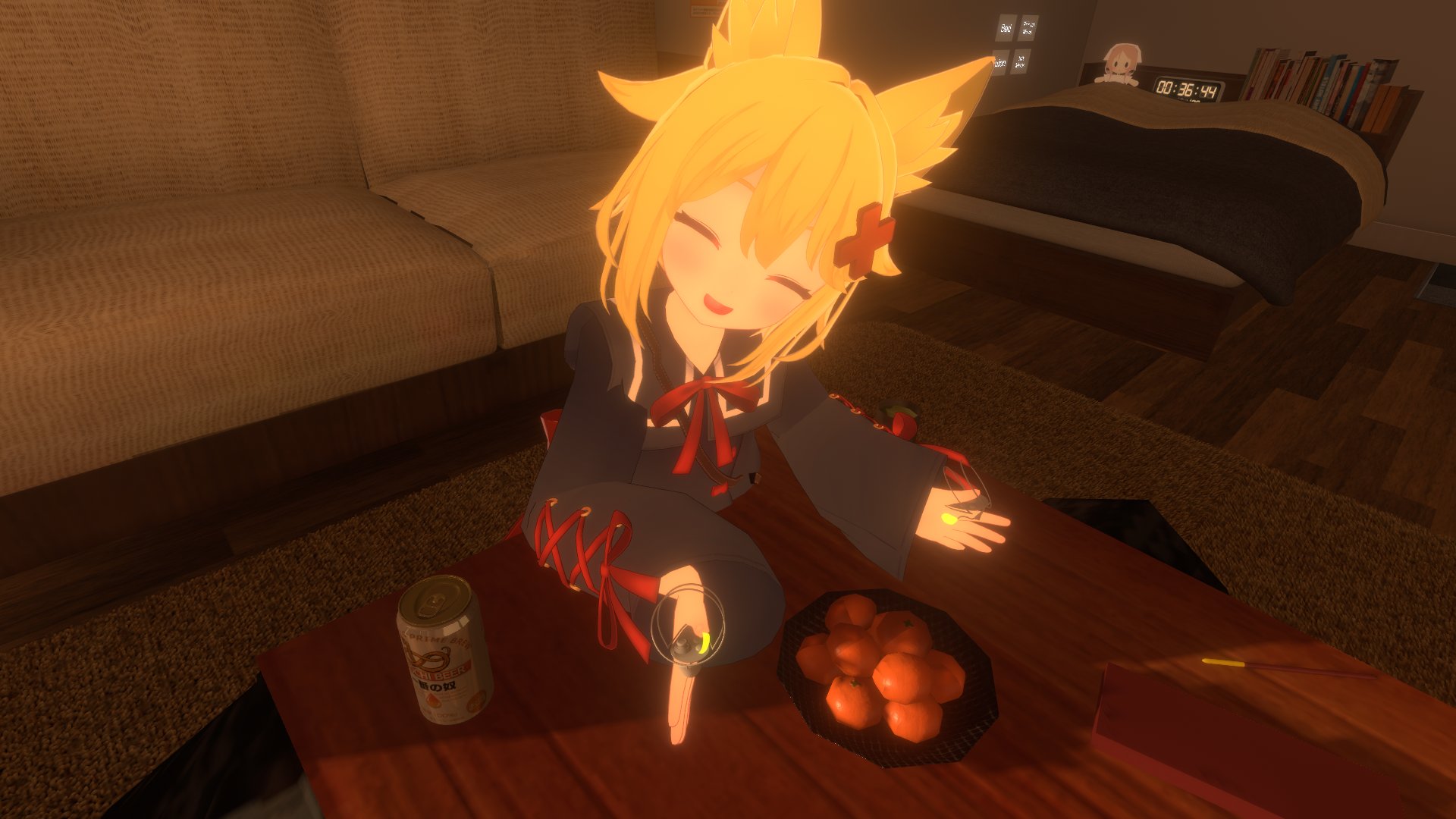 Charlotte(シャル) @VRchat on Twitter: "【ワールド紹介】"Yayoichan House" こんな自室が欲しかった…。あたたかな陽に照らされて、きらめく海を眺め ...