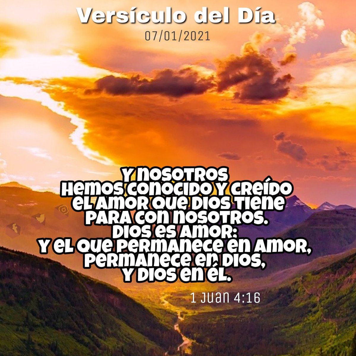 Dios Es Amor Versiculo